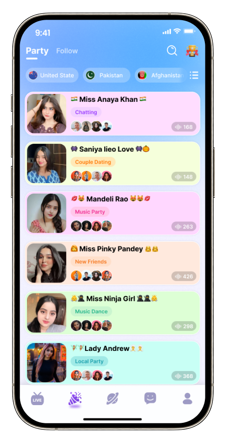 Tingle: Live streaming, PK battle, Audio room, Games, Agency source code, Poppo clone, Android ...